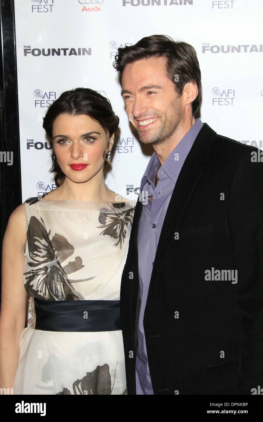 Nov. 11, 2006 - Hollywood, CALIFORNIA, USA - RACHEL WEISZ, HUGH JACKMAN ...