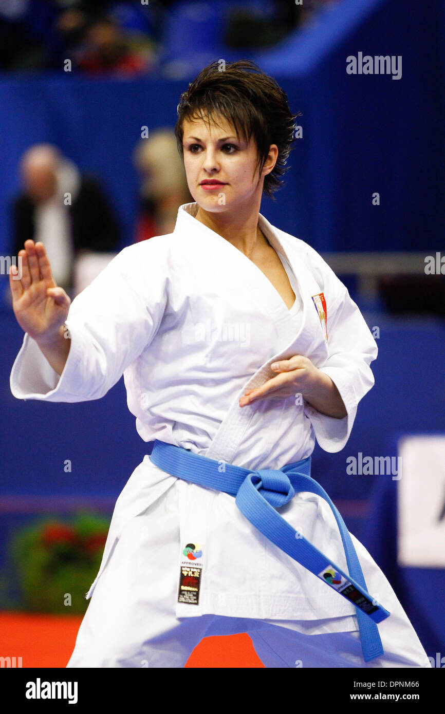 Paris, France. 10th Jan, 2014. Karate Open of paris. Kata Exhibition ...