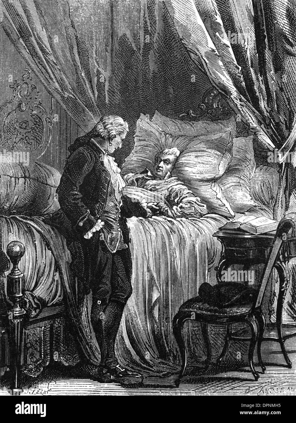 Deathbed scenes hi-res stock photography and images - Alamy