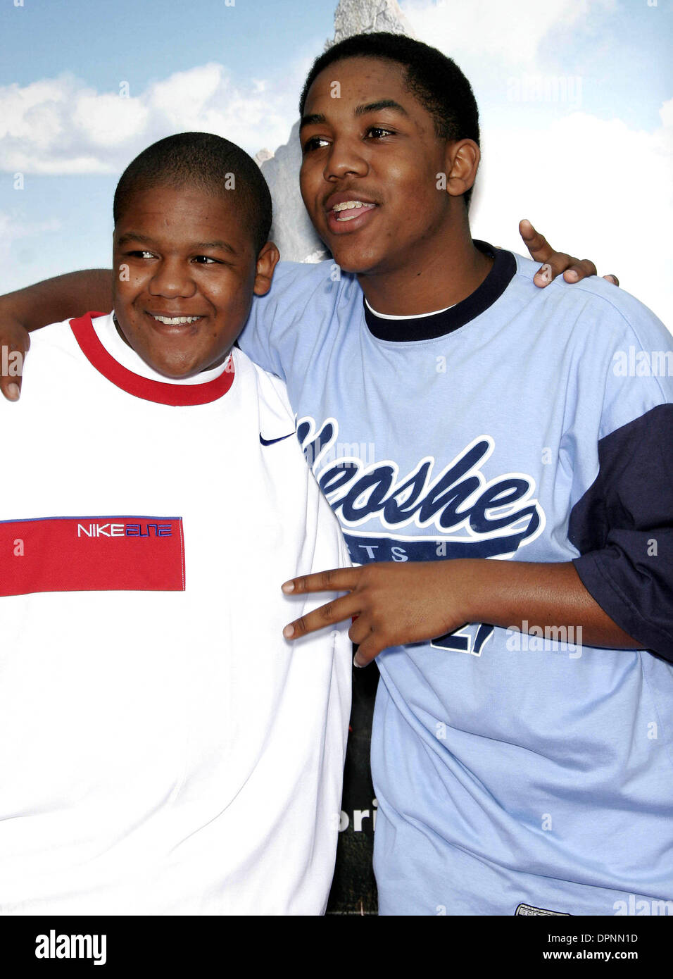 Apr 23 2006 Los Angeles California Usa Kyle Massey And His Brother Christopher Massey
