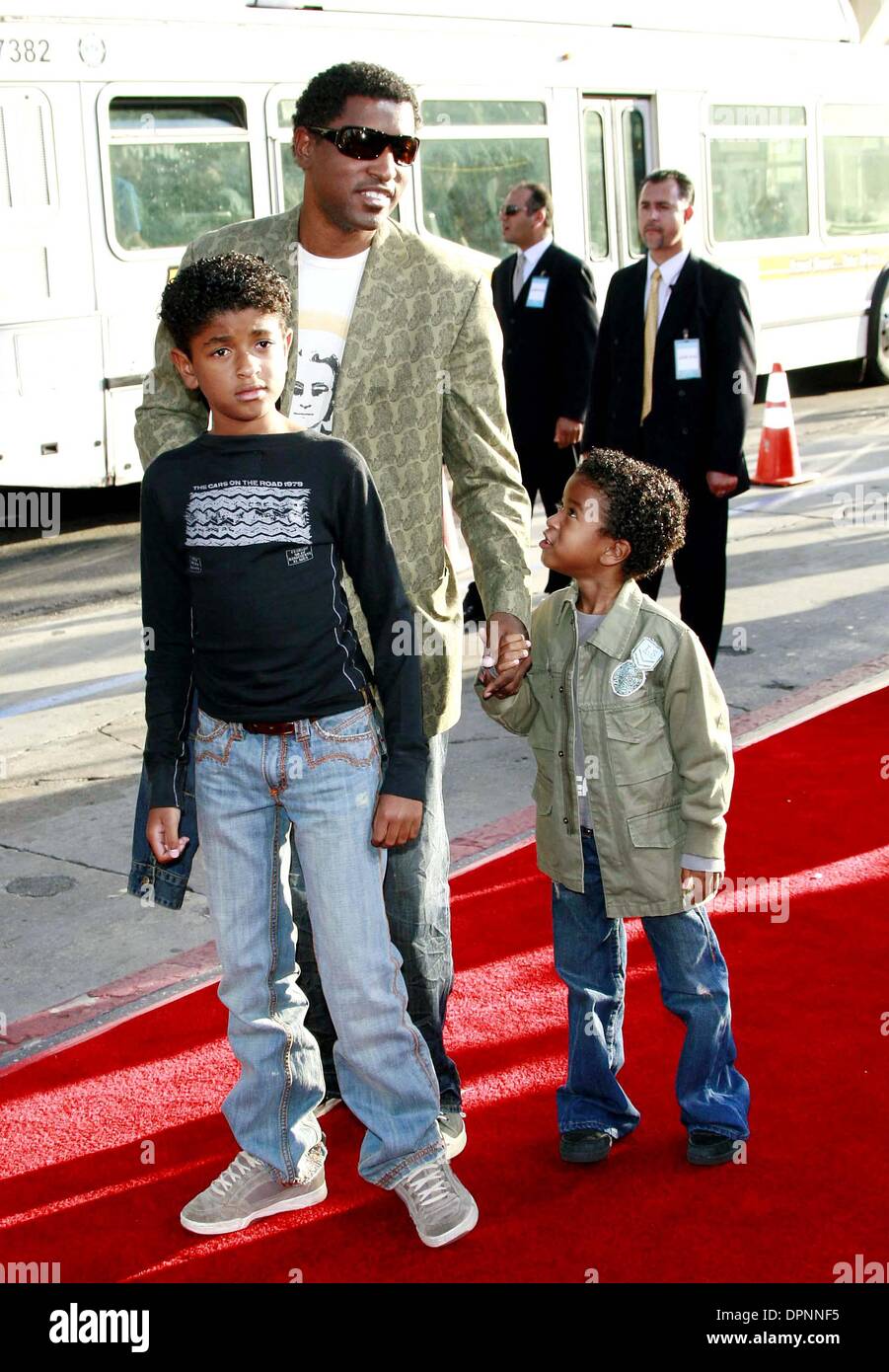 June 12, 2006 - Hollywood, CALIFORNIA, USA - KENNY EDMONDS AND HIS SONS ...