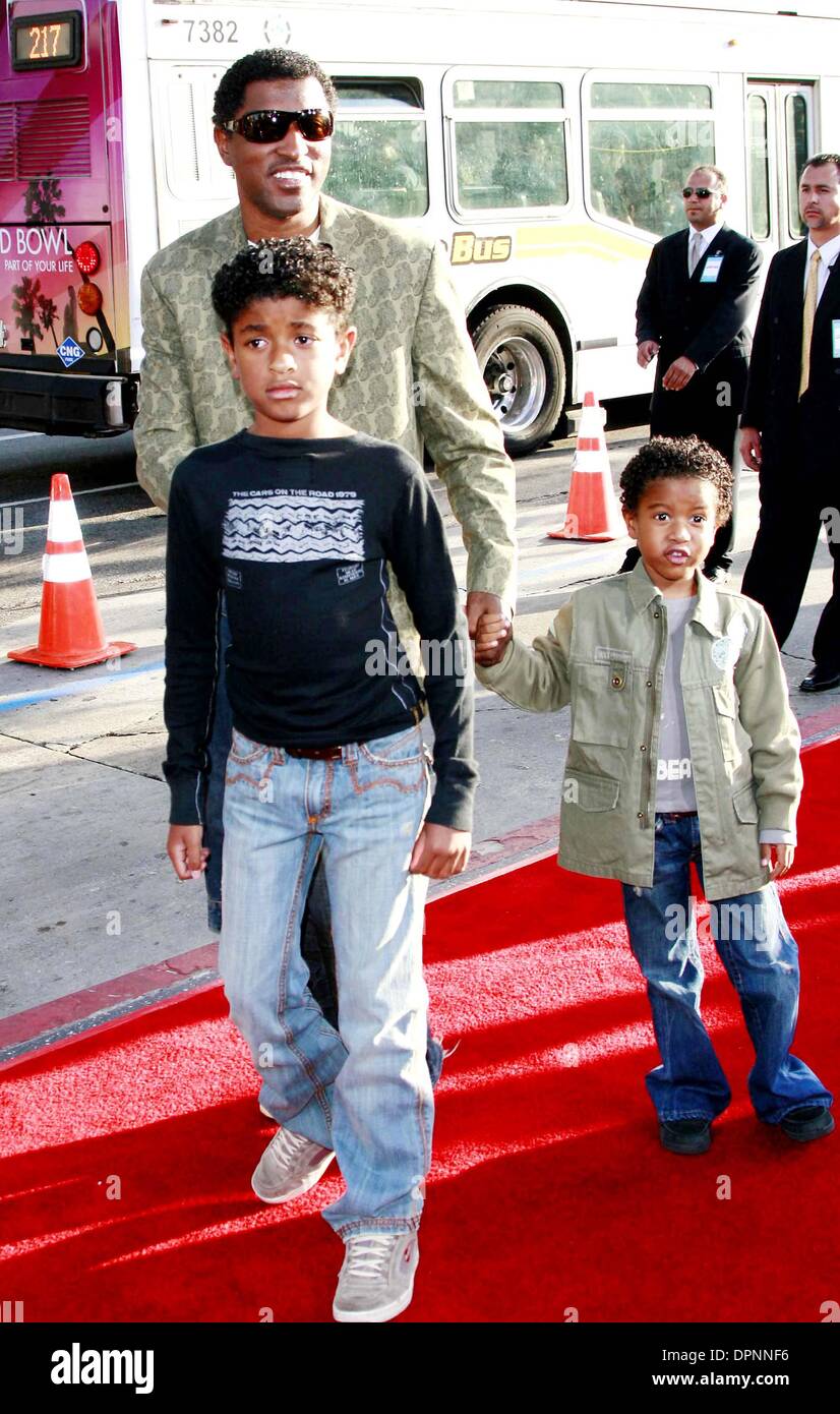 June 12, 2006 - Hollywood, CALIFORNIA, USA - KENNY EDMONDS AND HIS SONS ...