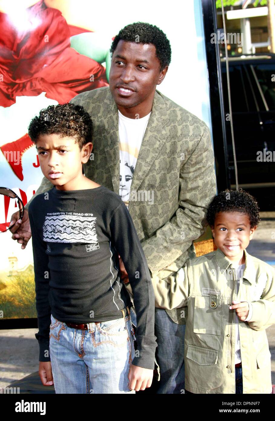 June 12, 2006 - Hollywood, CALIFORNIA, USA - KENNY EDMONDS AND HIS SONS ...