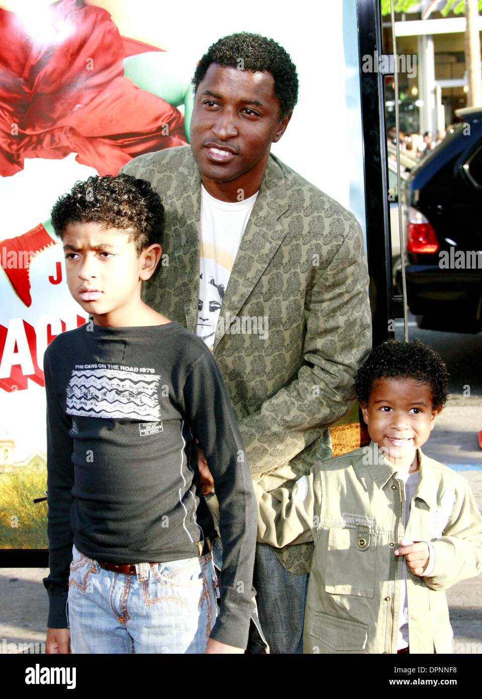 June 12, 2006 - Hollywood, CALIFORNIA, USA - KENNY EDMONDS AND HIS SONS ...