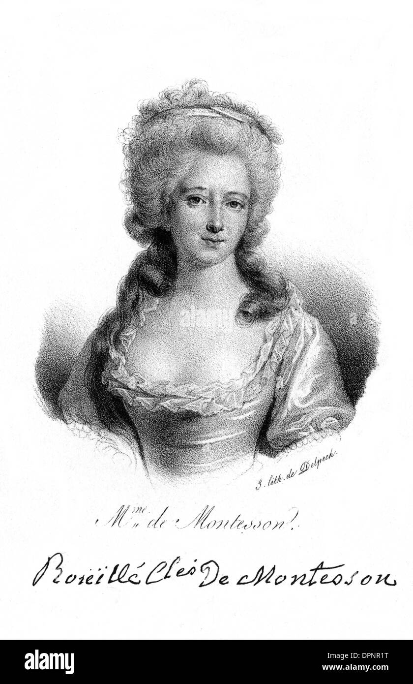MARQUISE DE MONTESSON Stock Photo - Alamy
