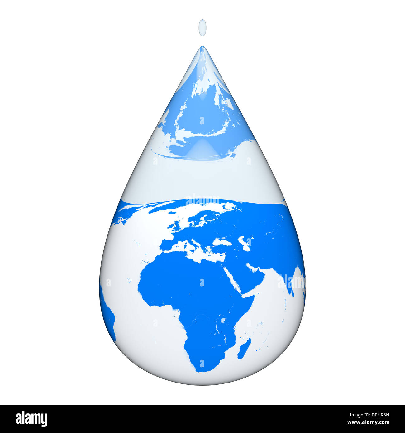 Earth falling water elements hi-res stock photography and images - Alamy