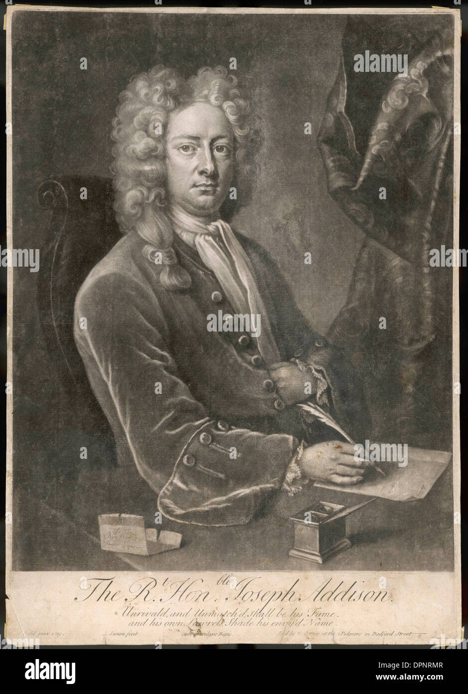 Joseph addison hi-res stock photography and images - Alamy