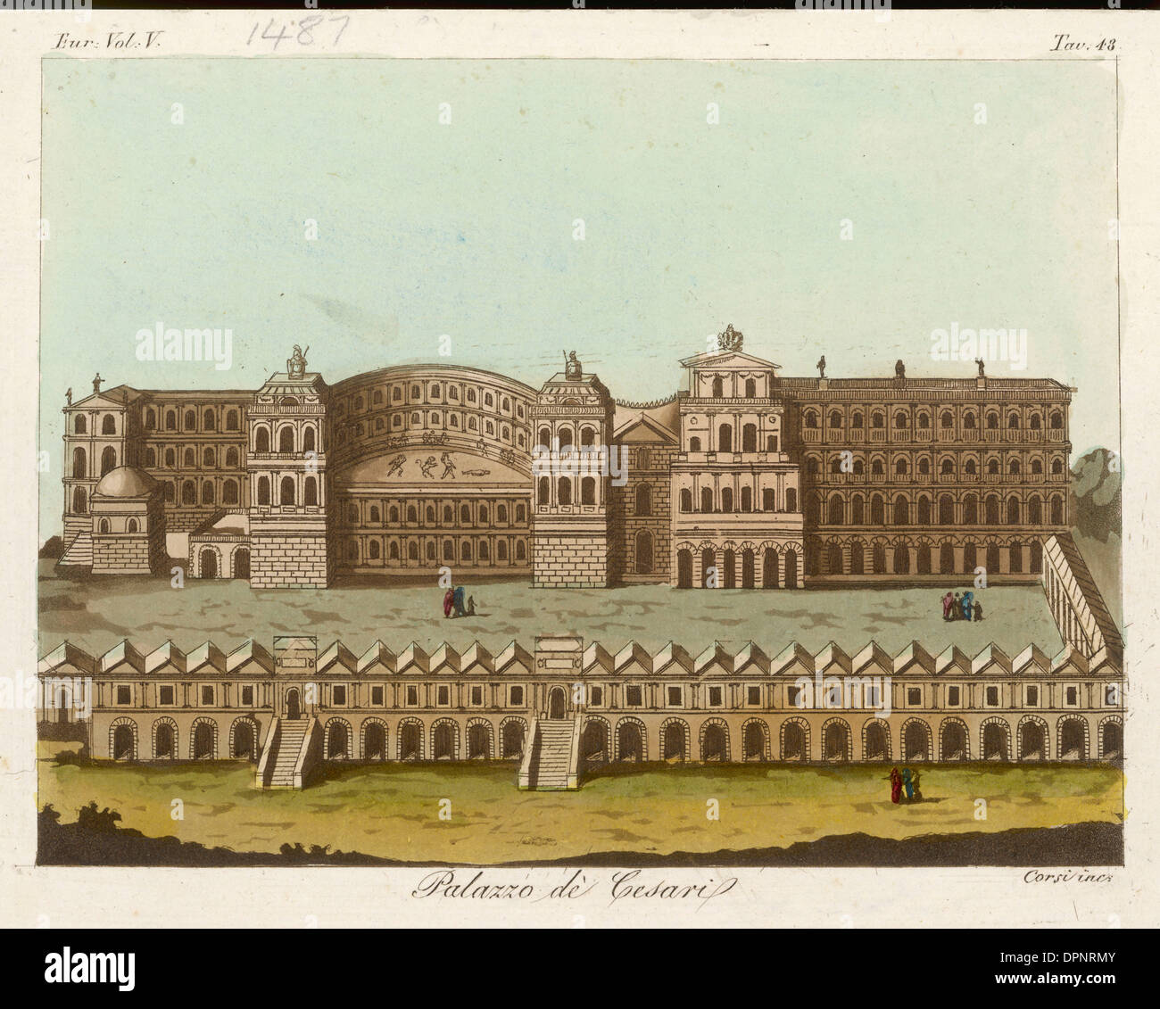 Caesars Palace Ruins In Rome