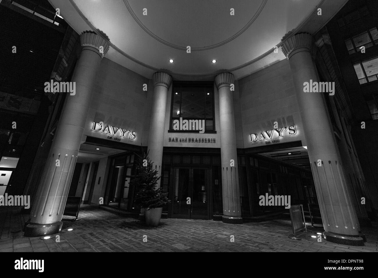 Davy's at Woolgate Bar and Brasserie in the City of London England UK ...