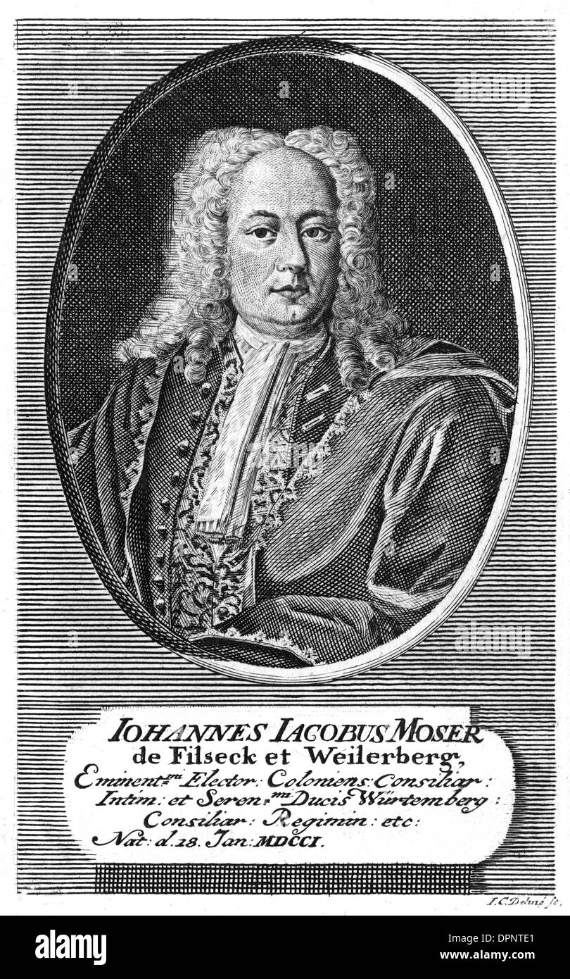 JOHANN JACOB MOSER - 1 Stock Photo - Alamy