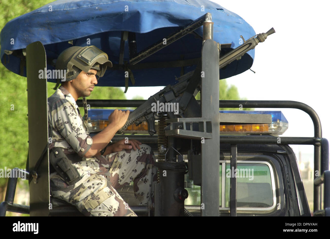 Saudi police car hi-res stock photography and images - Alamy