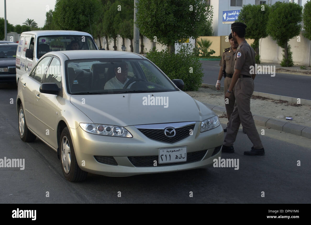 Al-Khobar, Saudi Arabia - Police from the Ministry of Interior stop ...
