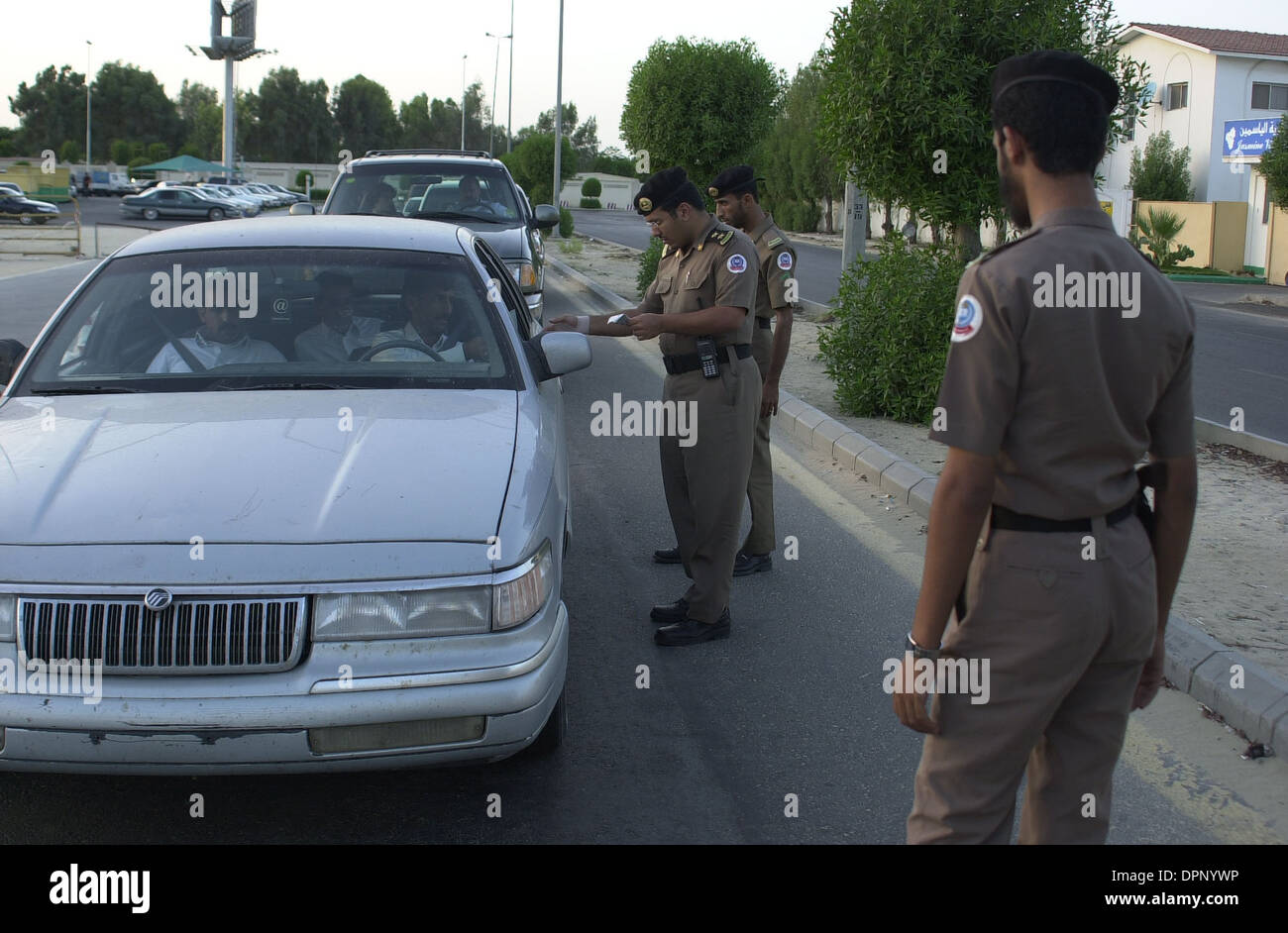 Al-Khobar, Saudi Arabia - Police from the Ministry of Interior stop ...