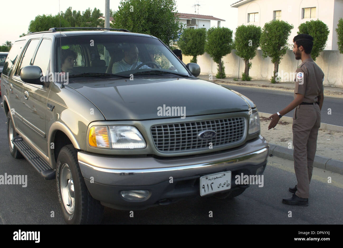 Al-Khobar, Saudi Arabia - Police from the Ministry of Interior stop ...