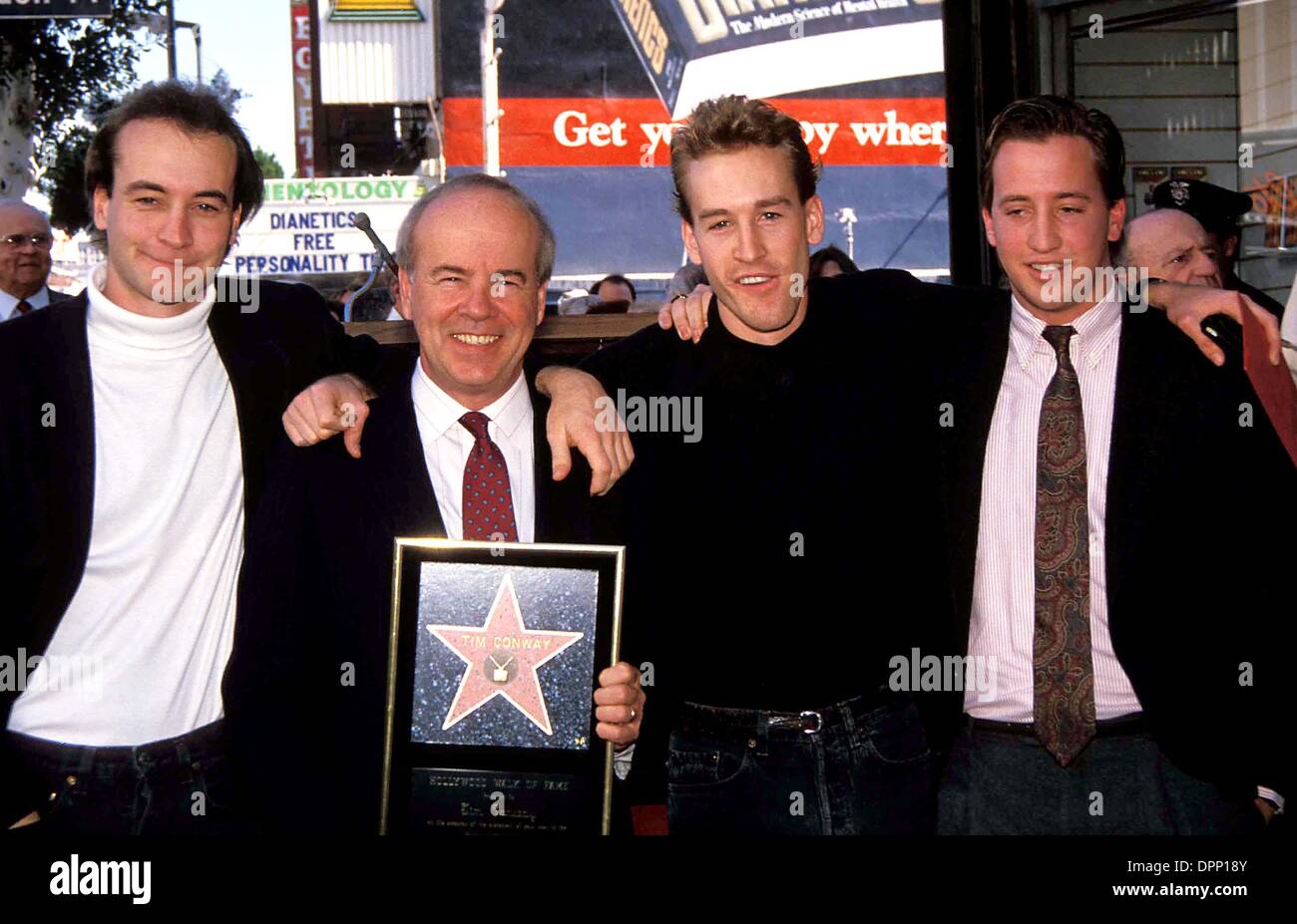 Apr. 17, 2006 - Tim Conway and Family.sons, Tim , Pat , and Cory. Paula ...