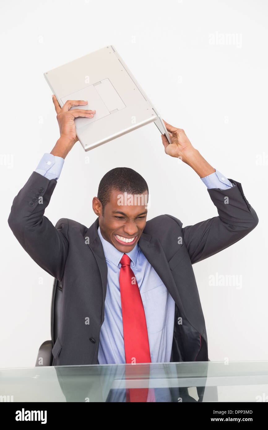 Smashing computer hi-res stock photography and images - Alamy