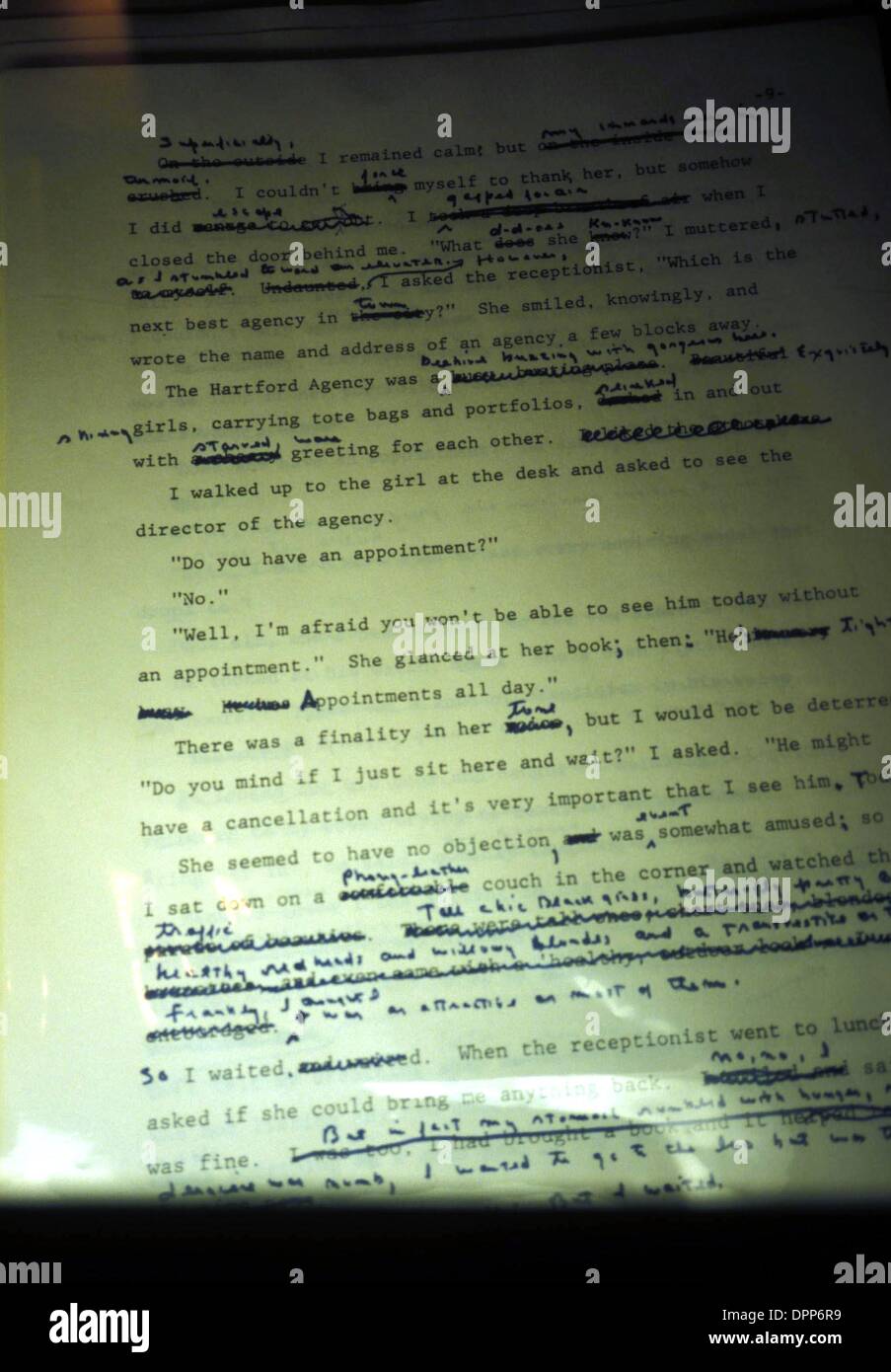 Nov. 17, 2006 - TRUMAN CAPOTE EDITED MANUSCRIPT.ROSE HARTMAN- K51166RH ...