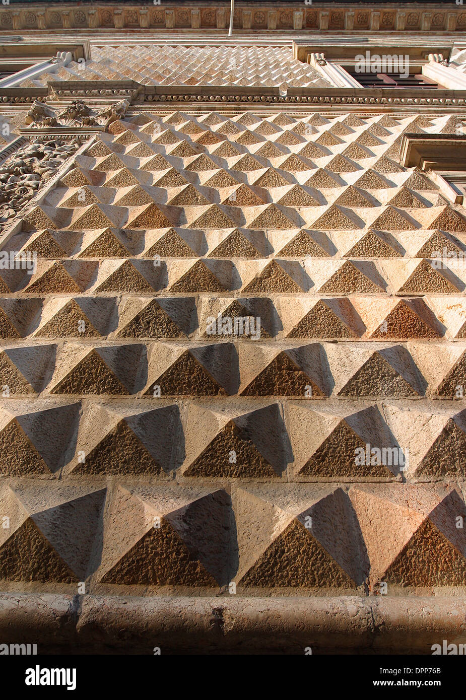 The Renaissance palace, Palazzo Diamanti or Diamond Palace, Ferrara ...