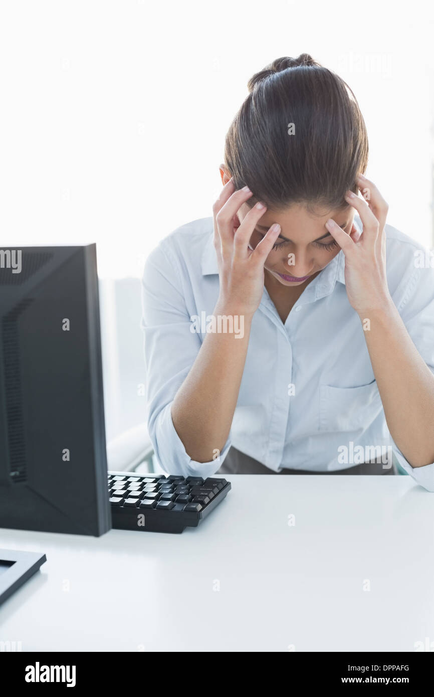 Headache computer hi-res stock photography and images - Alamy