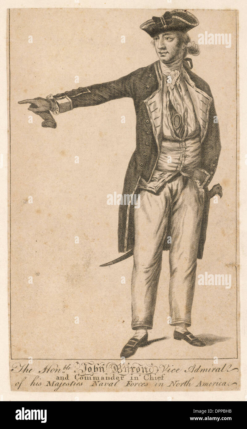 JOHN BYRON, NAVAL Stock Photo - Alamy