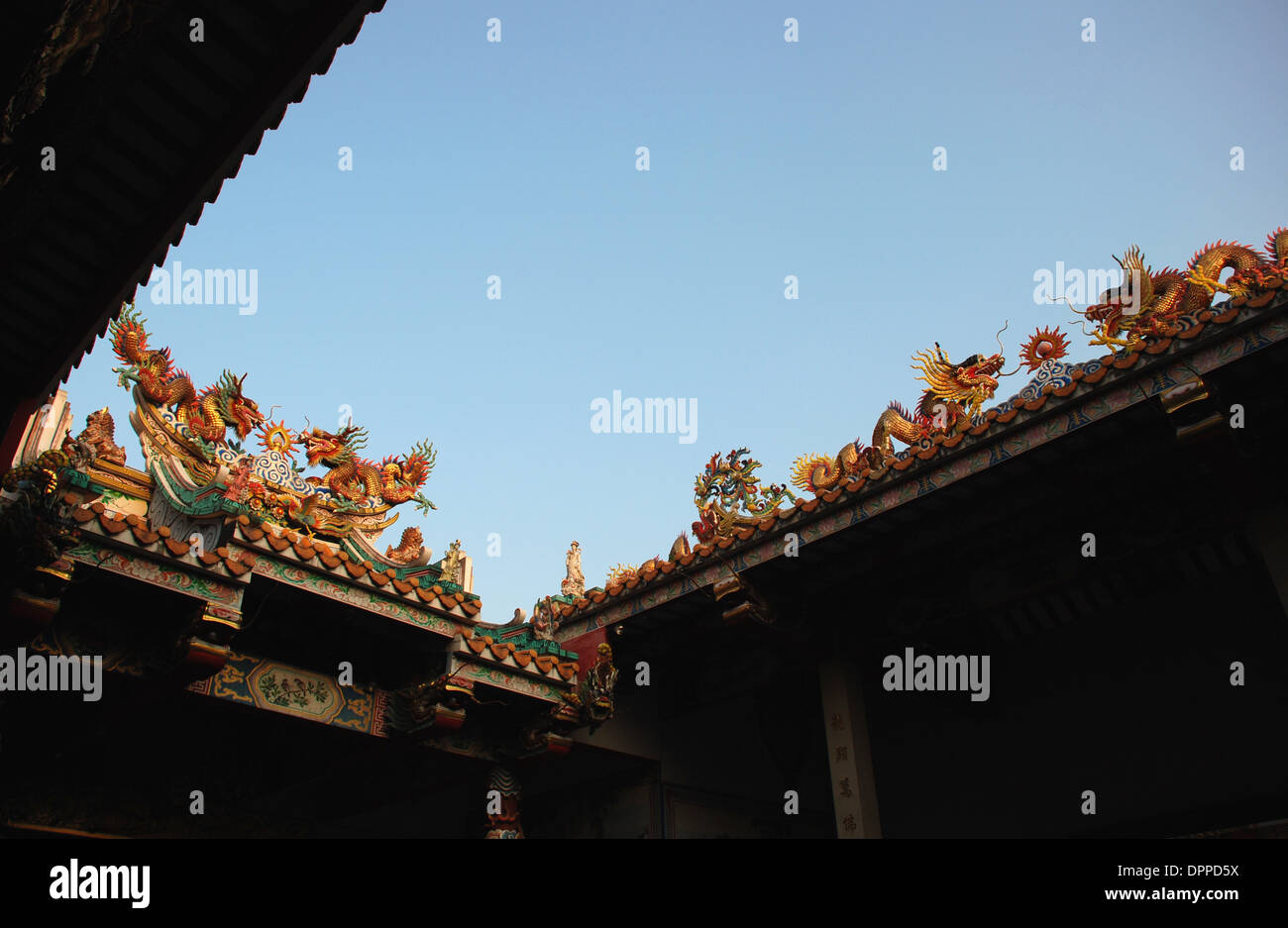 Chinese Atrium exotic architecture design of China Stock Photo - Alamy