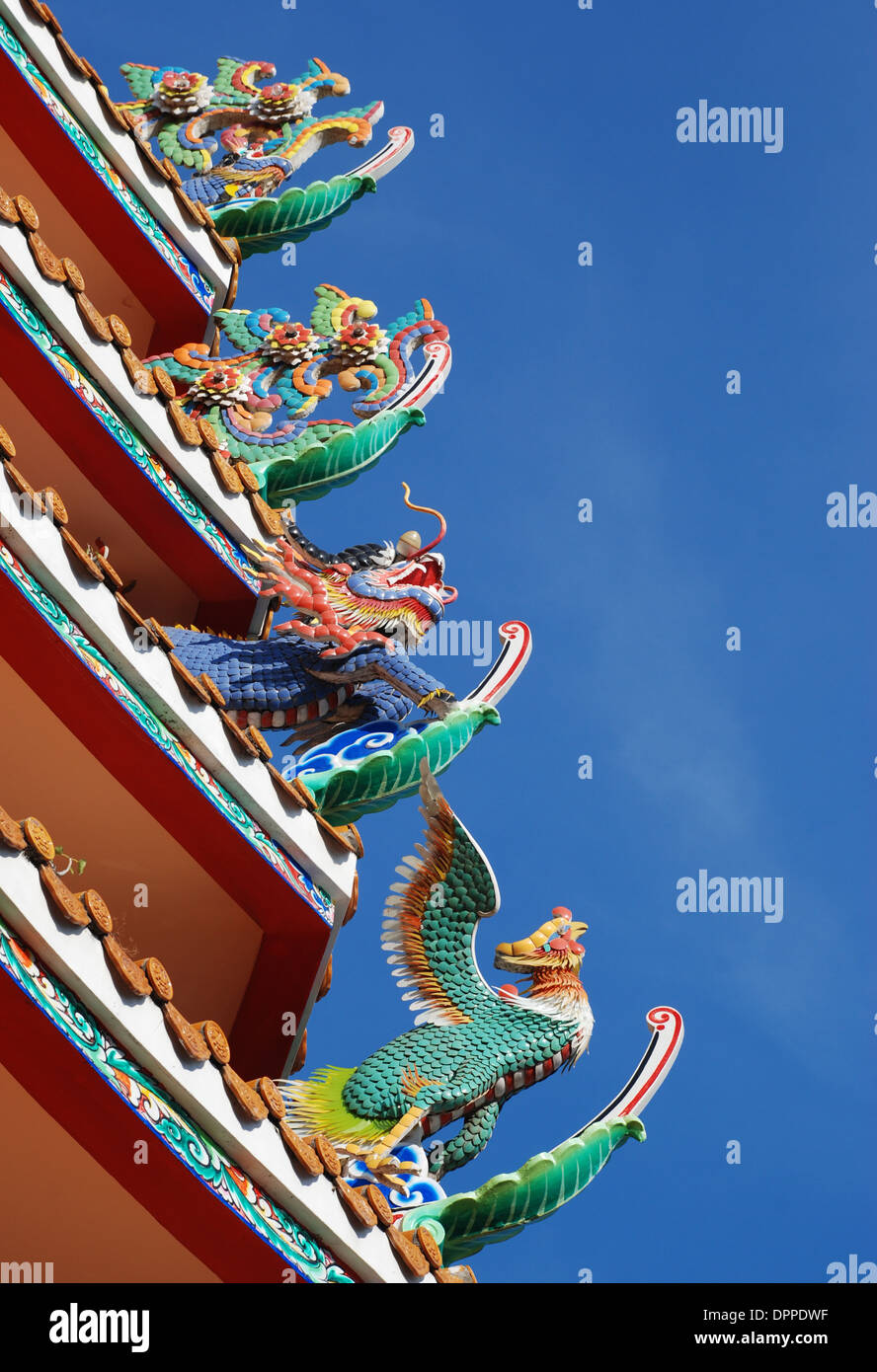 Chinese monster legend of China Stock Photo - Alamy