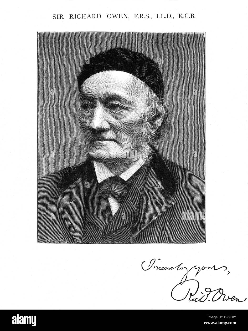 SIR RICHARD OWEN Stock Photo - Alamy