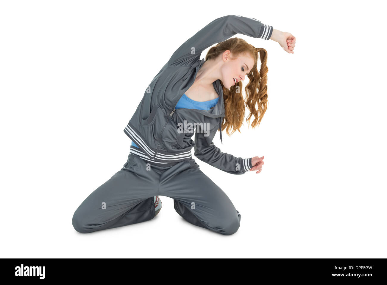 Young woman out in Cut Out Stock Images & Pictures - Alamy
