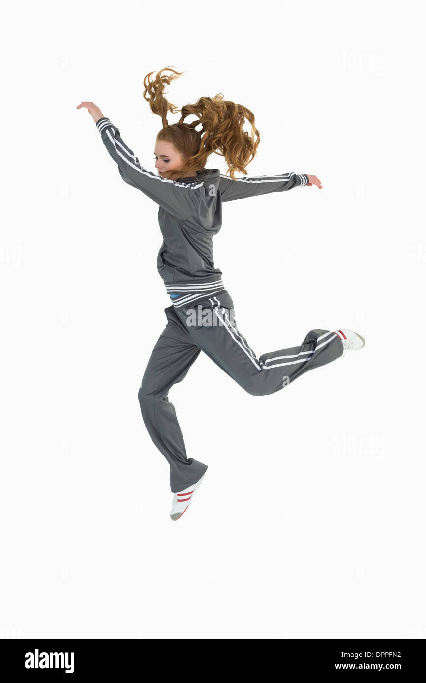 Side view athletic young Cut Out Stock Images & Pictures - Alamy