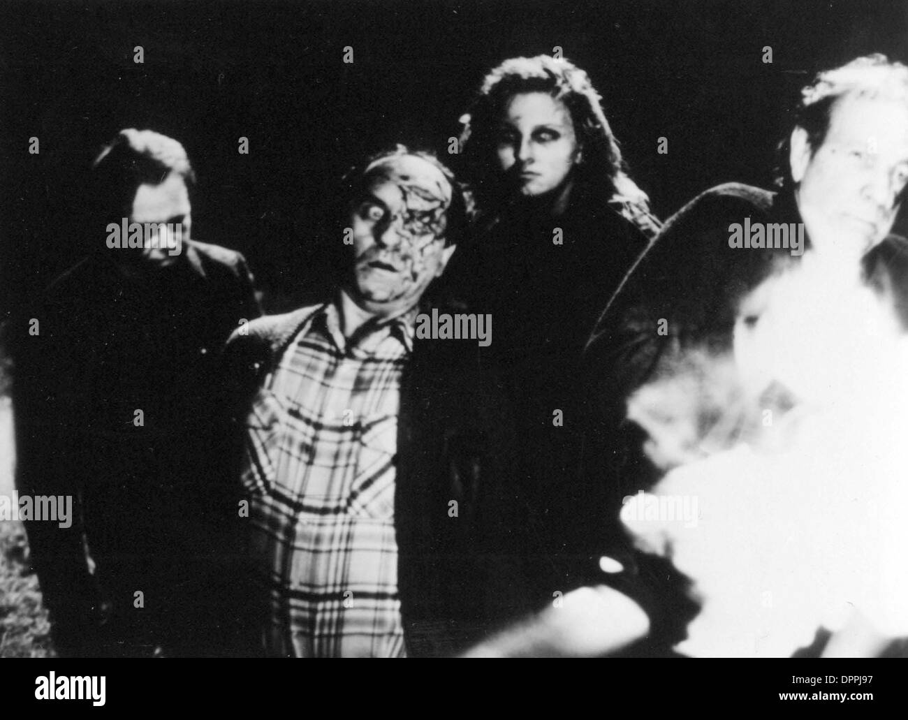 Night of the living dead 1990 film Black and White Stock Photos ...