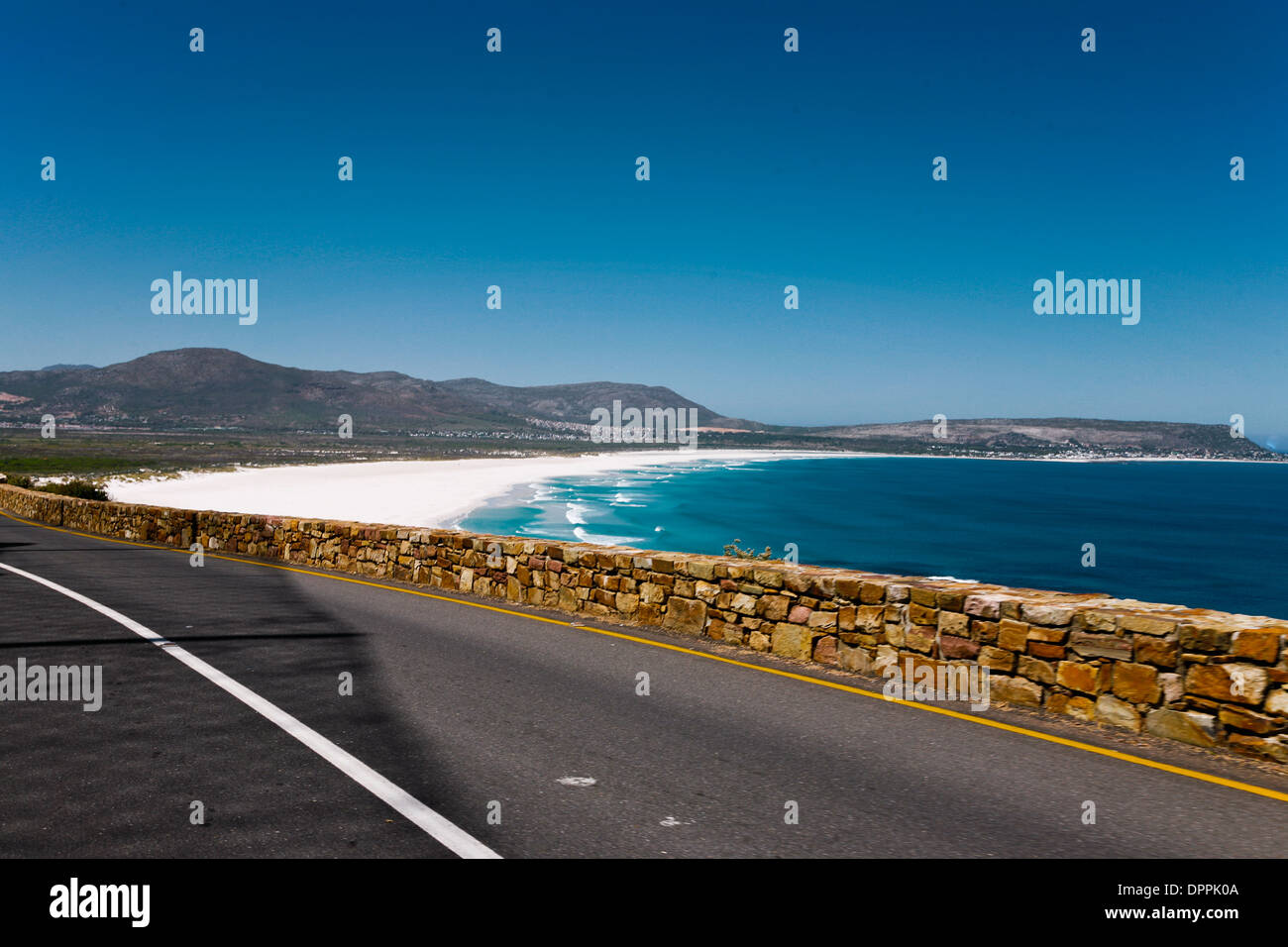 Route on the Cape Peninsula in South Africa Stock Photo - Alamy