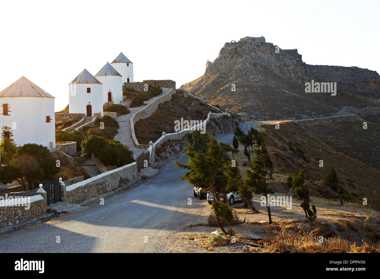 Traditional houses on a Greek island Stock Photo - Alamy