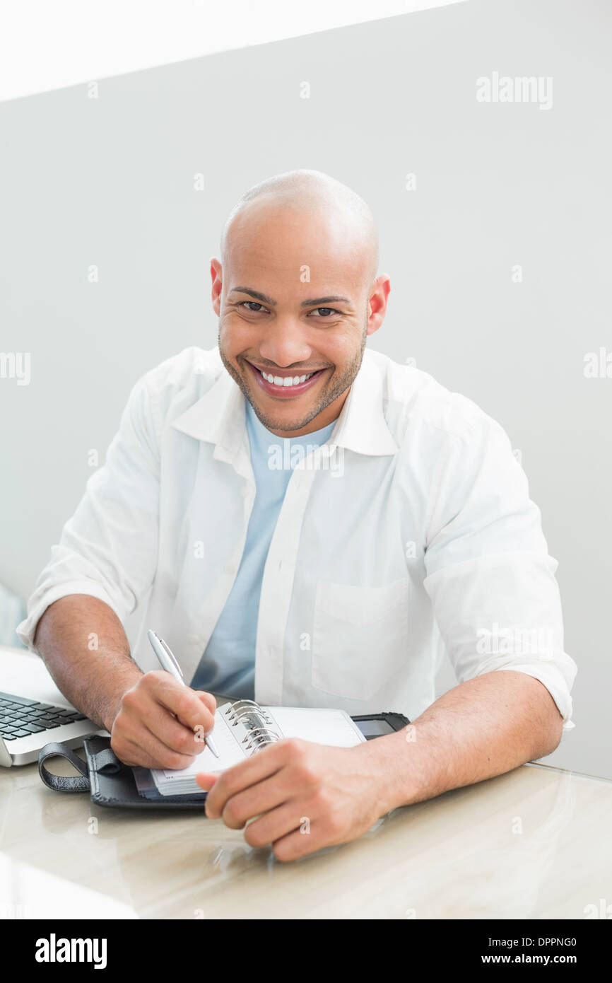 Man computer home writing hi-res stock photography and images - Alamy
