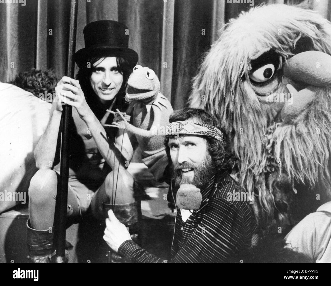 Feb. 23, 2006 - ALICE COOPER AT A TAPING OF THE MUPPET SHOW WITH THE ...