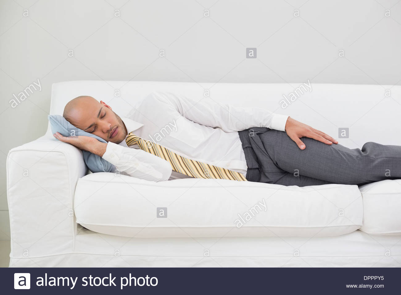 Bald Man Sleeping High Resolution Stock Photography and Images - Alamy