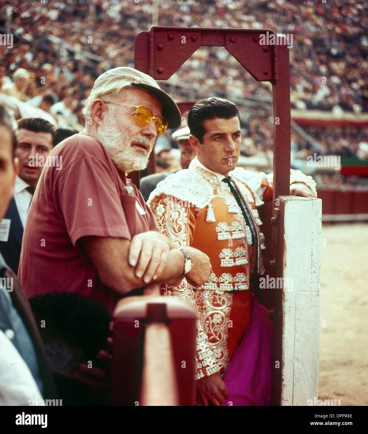 June 1, 2006 - ERNEST HEMINGWAY WITH BULLFIGHTER ORDONEZ IN SPAIN 1960 ...