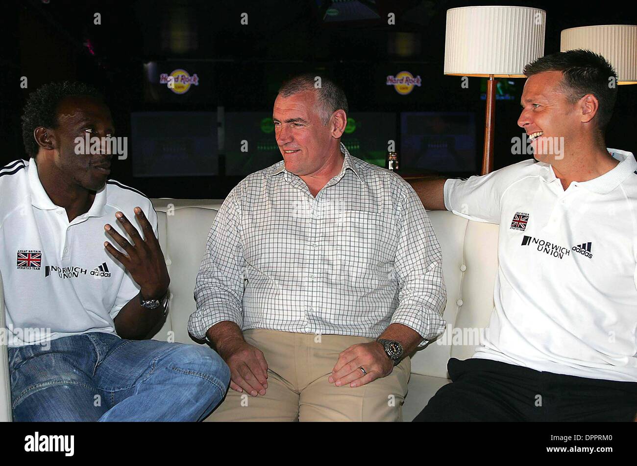 Aug. 9, 2006 - Hard Rock Cafe, GOTEBORG, SWEDEN - LINFORD CHRISTIE ...