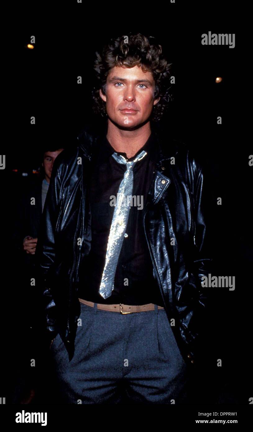 Aug. 23, 2006 - David Haselhoff. 1984.(Credit Image: © Globe Photos ...