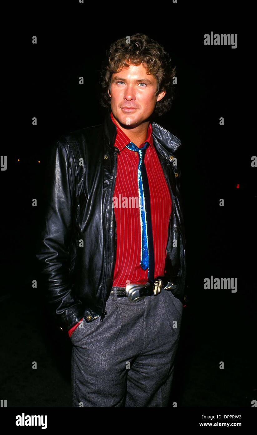 Aug. 23, 2006 - David Haselhoff. 1985.(Credit Image: © Globe Photos ...