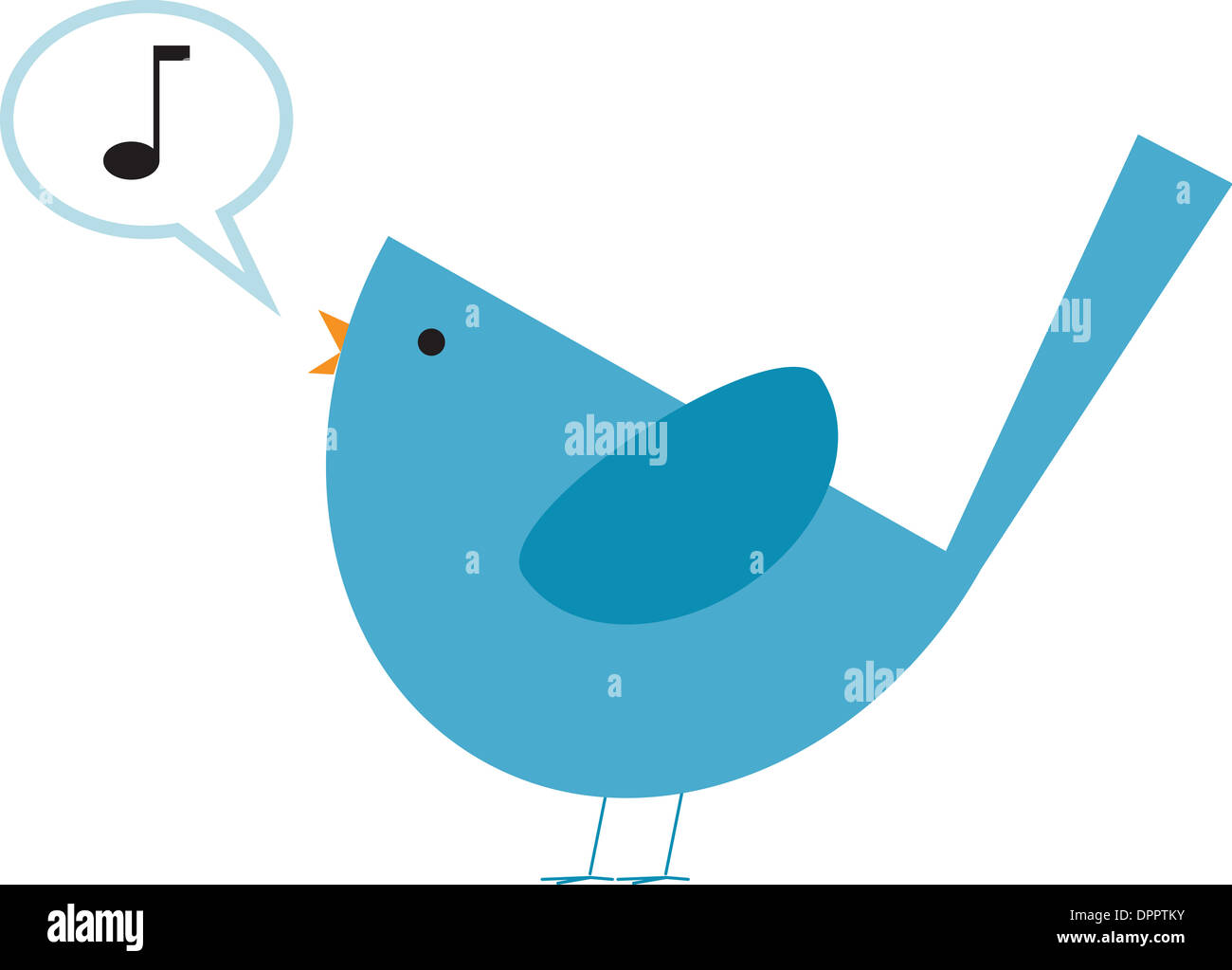 Singing bird cut out hi-res stock photography and images - Alamy