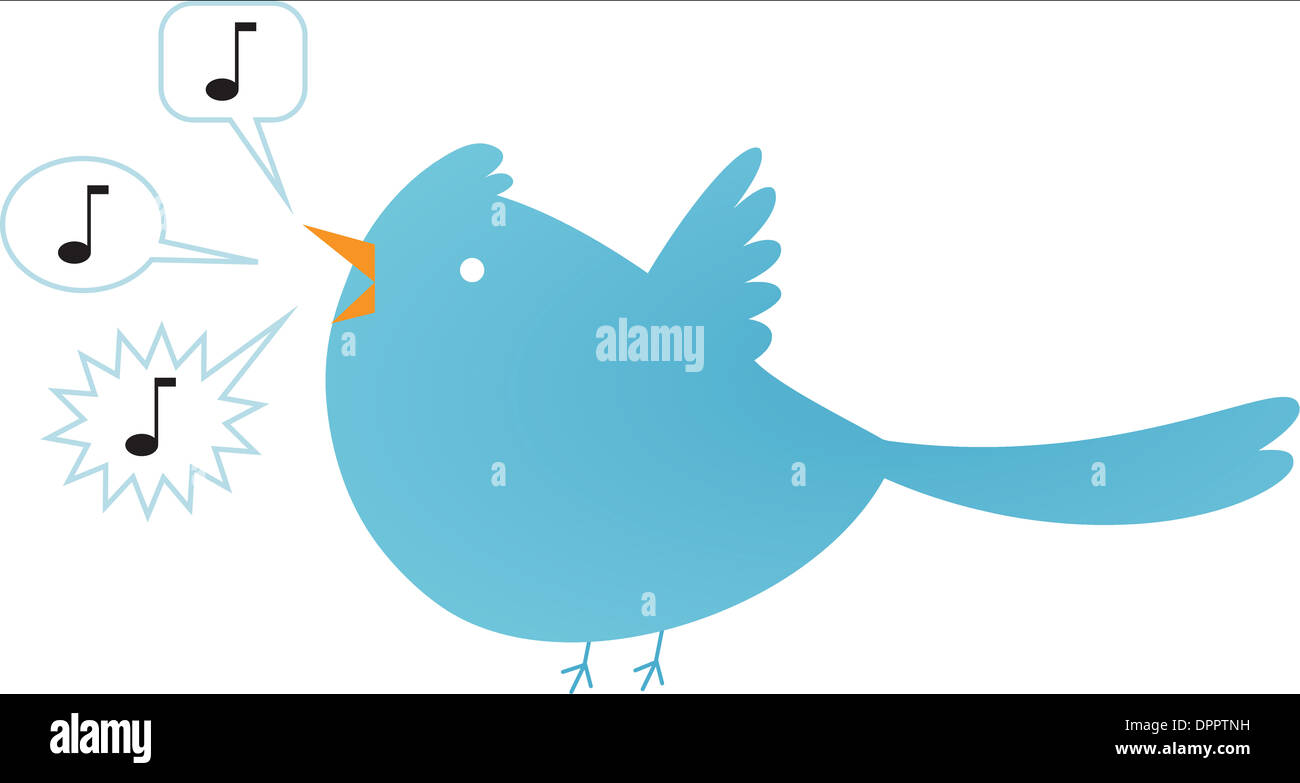 Singing bird cut out hi-res stock photography and images - Alamy