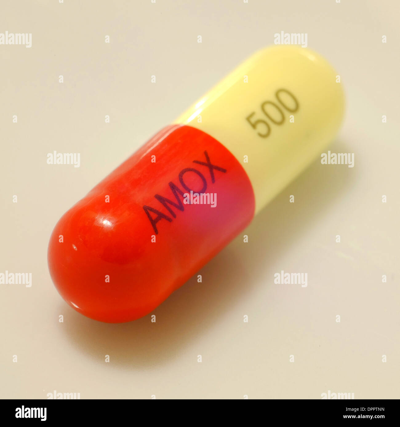 Antibiotic capsule pill Stock Photo - Alamy