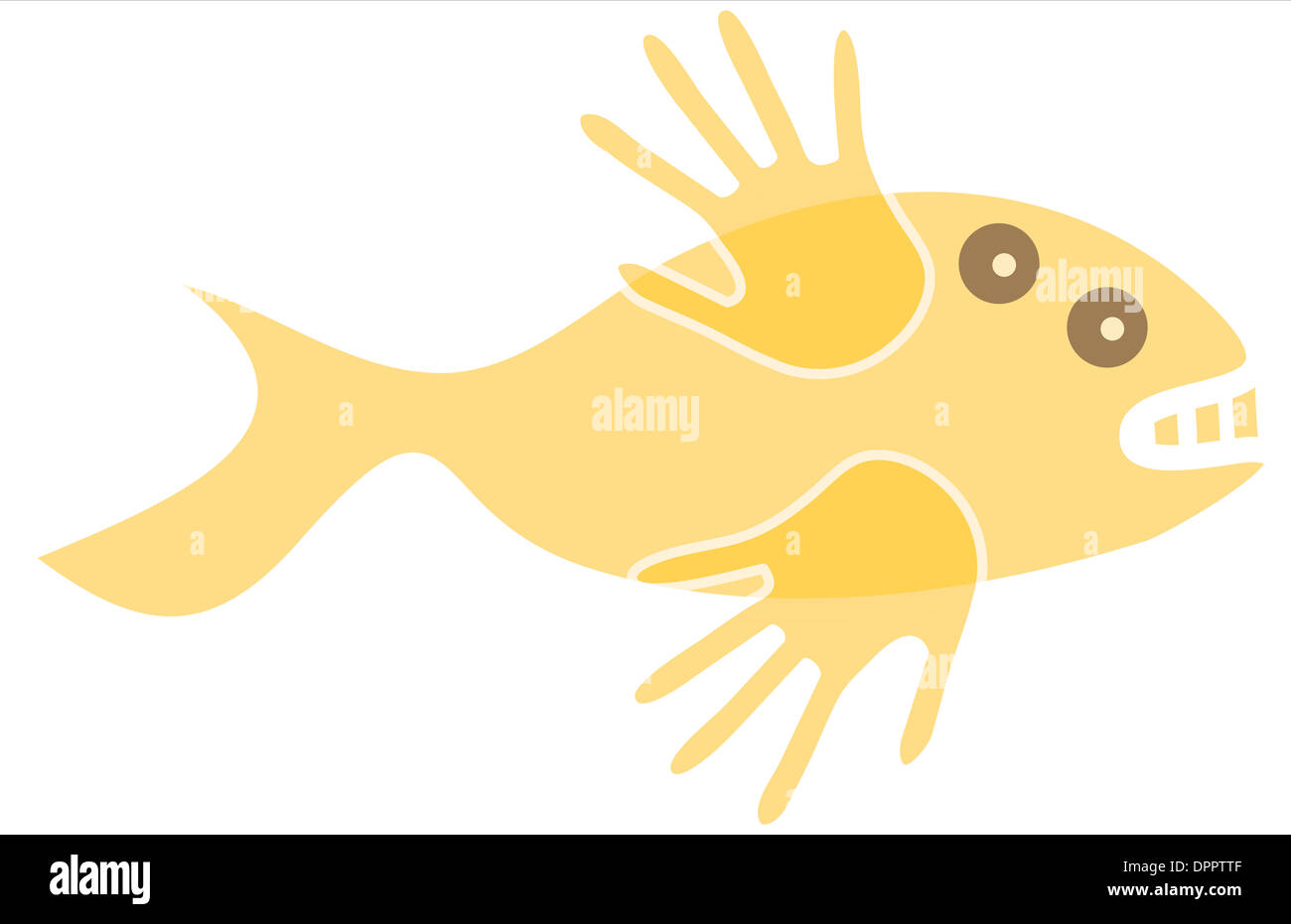 Yellow cartoon fish High Resolution Stock Photography and Images - Alamy