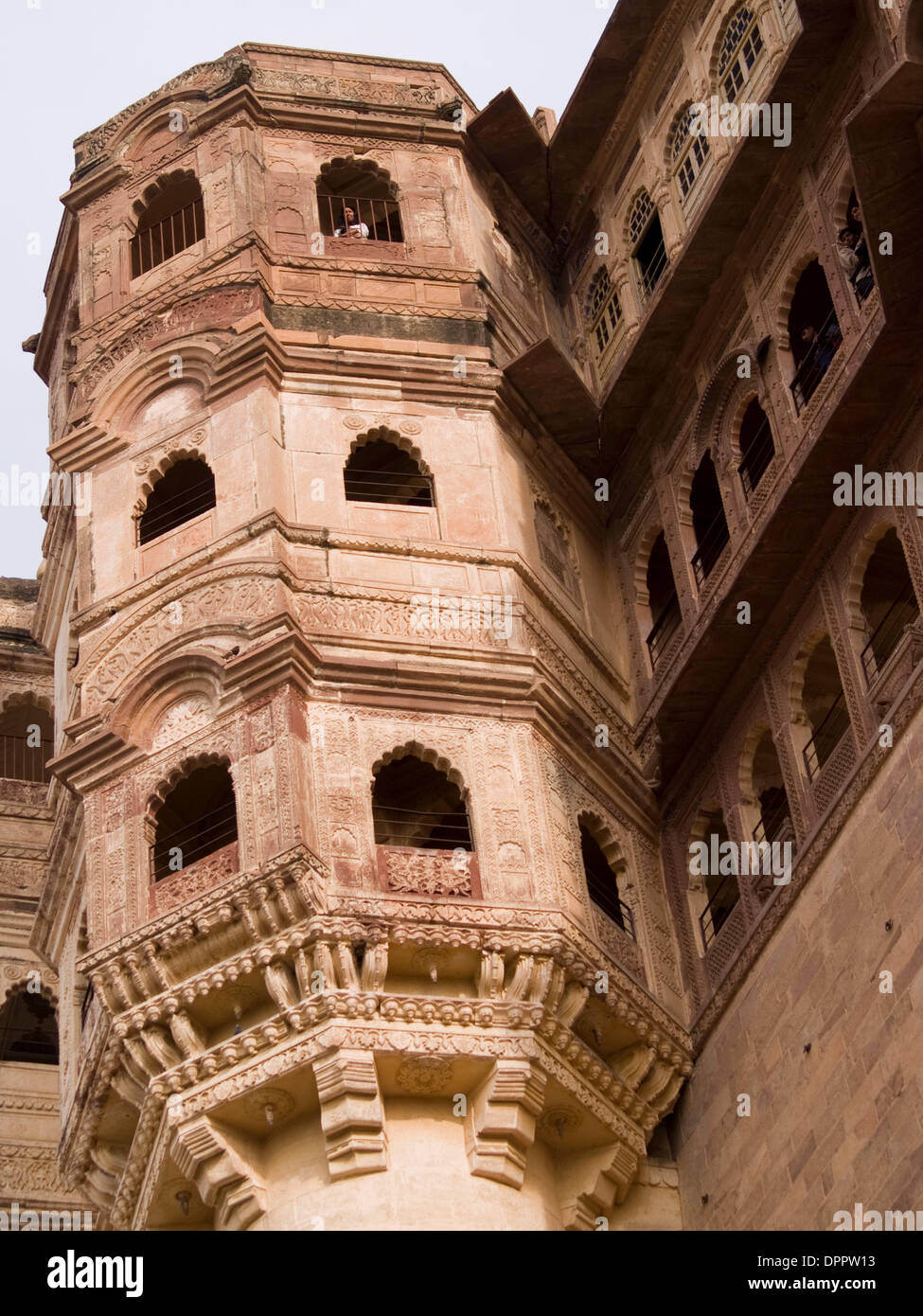 Dec 26, 2005 - Jodhpur, Rajasthan, India - Detailf of carved stone in a ...
