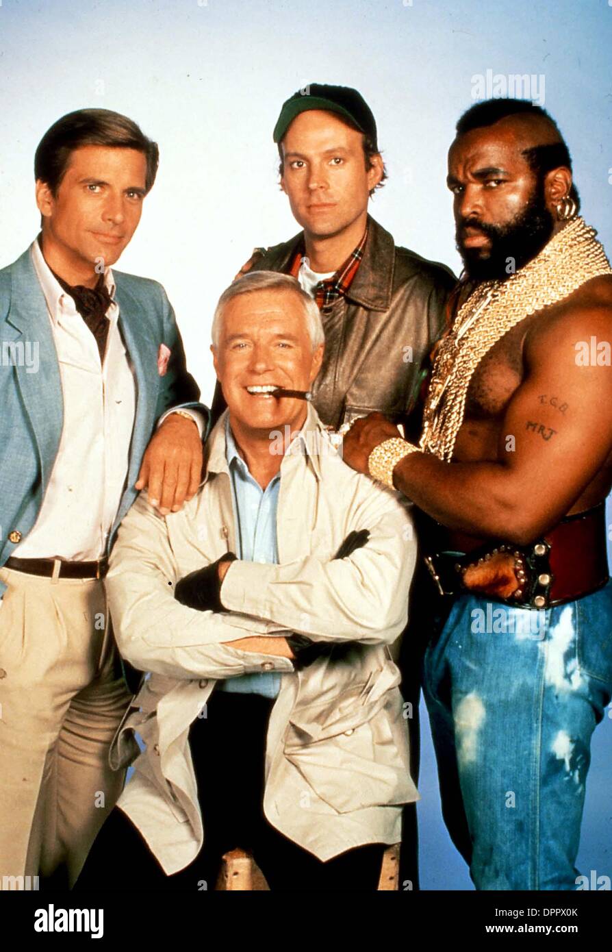 May 11, 2006 - ''The A-Team''.Dirk Benedict, Dwight Shultz, Mr. T, and ...