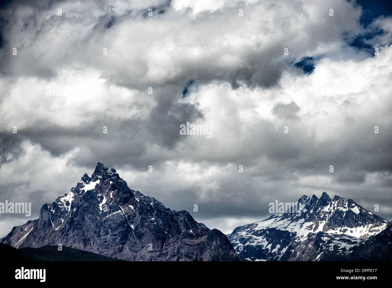 Monte Olivia Mount Olivia Ushuaia Argentina // Ominous clouds gather ...