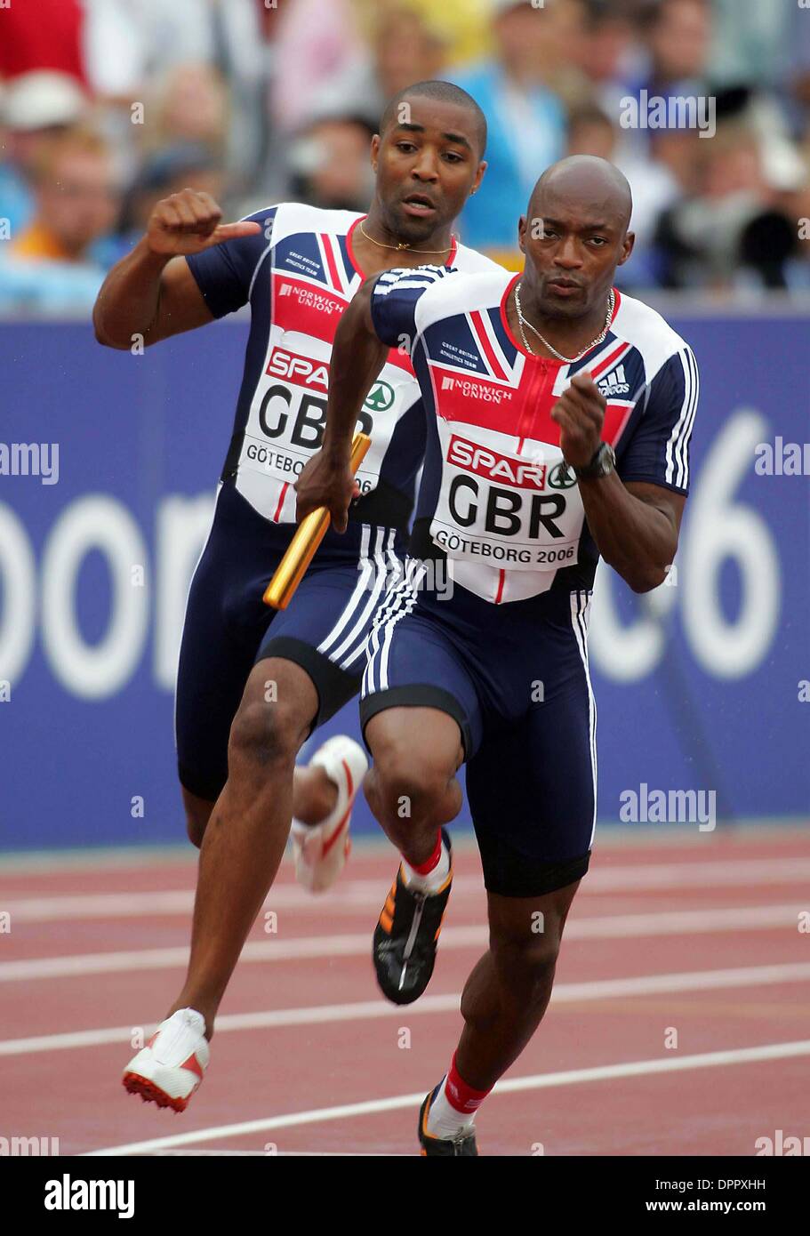 Aug. 12, 2006 - Ullevi Stadium, GOTEBORG, SWEDEN - DARREN CAMPBELL ...