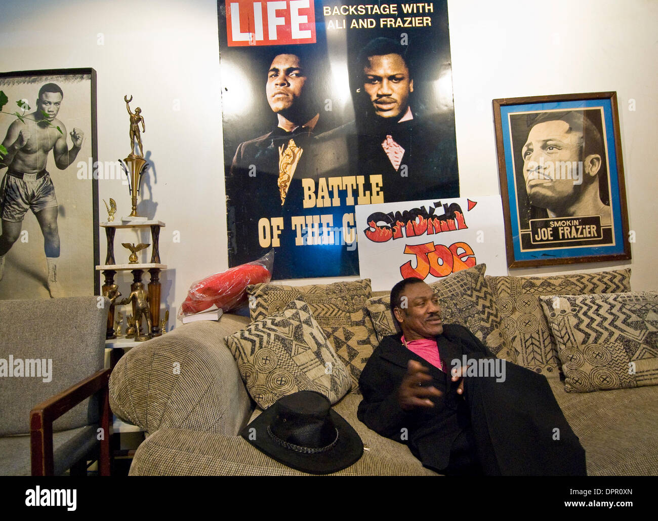 Boxer Smokin Joe Frazier On High Resolution Stock Photography and ...