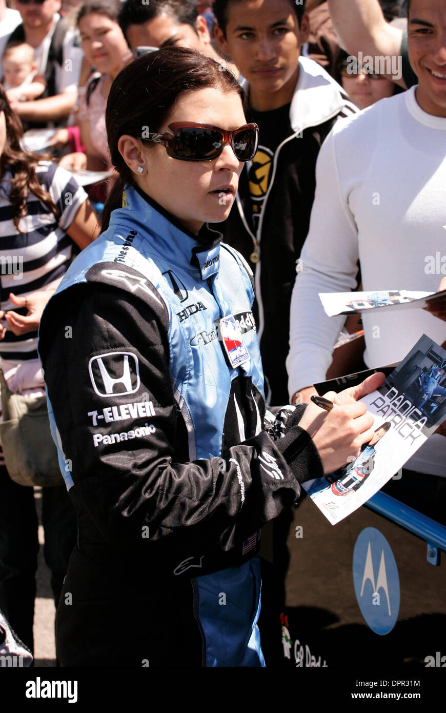 Apr 17, 2009 - Long Beach, California, USA - Race car Driver DANICA ...