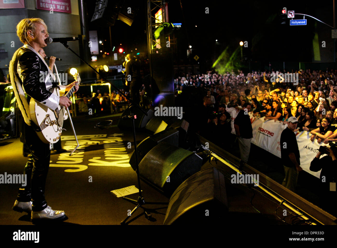 Apr 23, 2009 - Hollywood, California, USA - Depeche Mode's MARTIN GORE ...